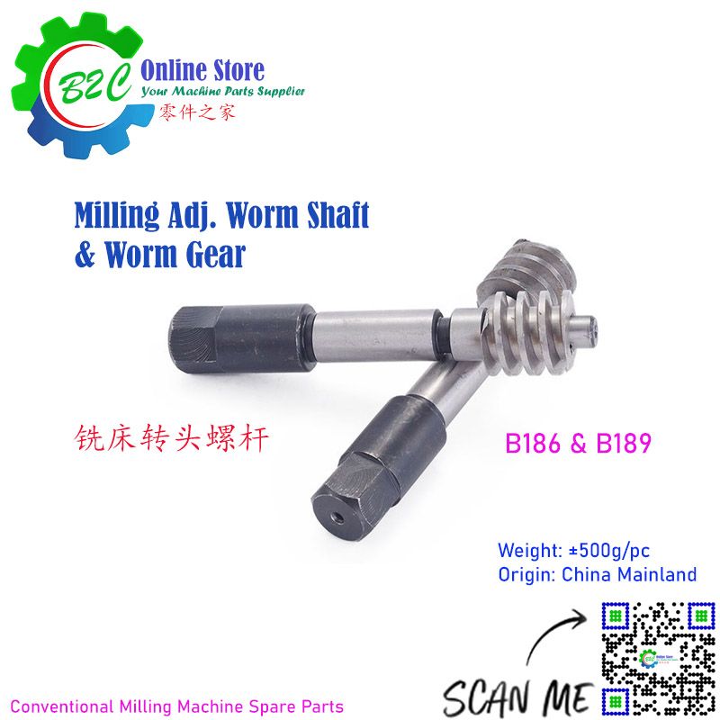 B186 B189 Adjust Worm Shaft with Worm Gear Conventional NC CNC Milling ...