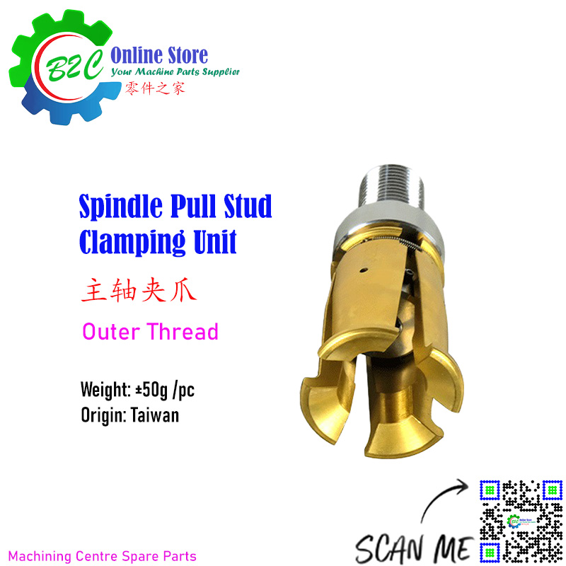 BT40 Pull Stud Clamping Units Machining Center CNC Milling Machine ...