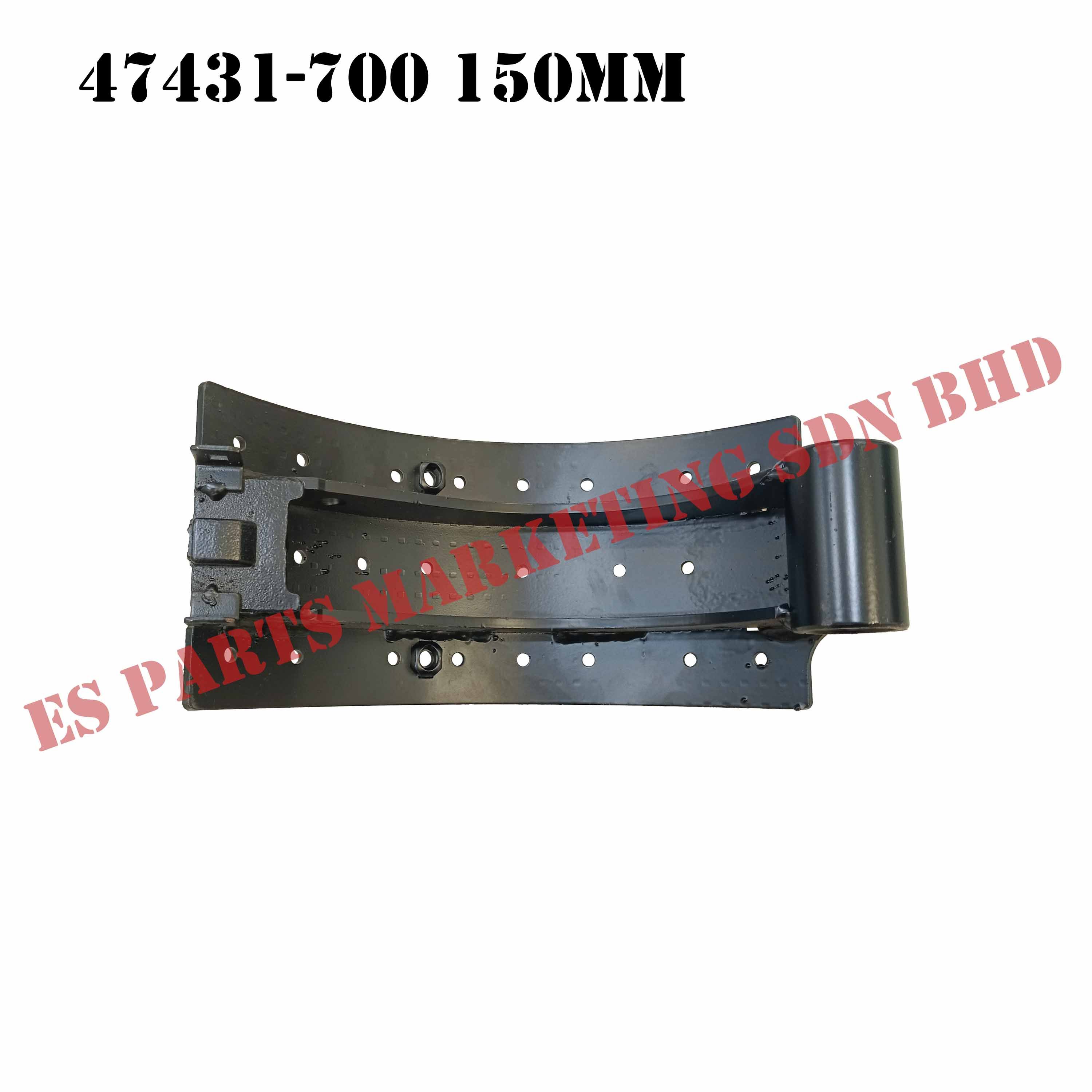 Hino 700 Auto 6" Metal Brake Shoe 150mm 47431-700 | ES Parts Marketing Sdn Bhd | MY