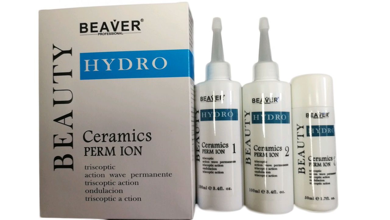 Beaver Professional Hydro Ceramic Perm Ion Hair Rebonding Lotion ...