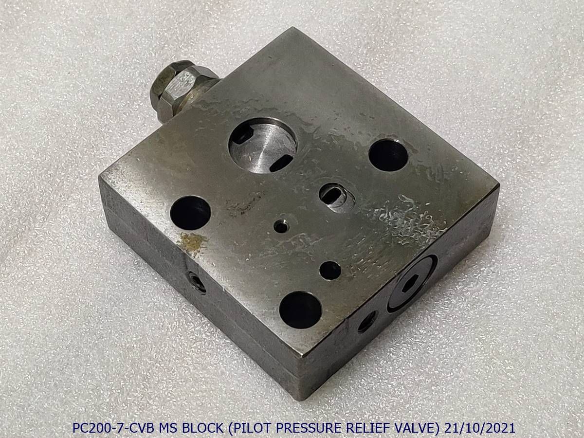 PC200-7 BLOCK for pilot pressure | Nippon Sinju Kikai Sdn Bhd | MY