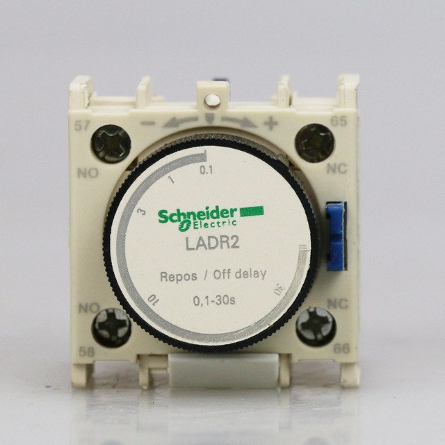 SCHNEIDER LADR2 TeSys D - time delay auxiliary contact block ...