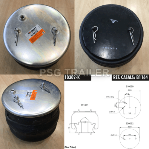 Scania 124 Bus Air Spring , 330302 K , 1440302 , 488266 , 470921 ...