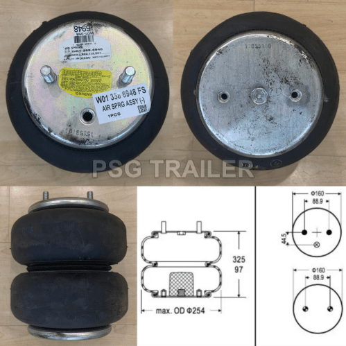 Scania Air Spring Assy , W 01 358 6948 | PSG Trailer Parts (M) Sdn. Bhd ...