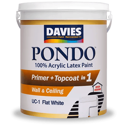 Davies Pondo 100% Acrylic Flat Latex Paint | Davies Paint | PH