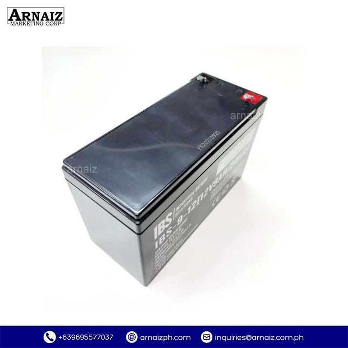 IBS-9-12 VRLA Battery (12V 9Ah) Sealed Lead-Acid Standby Battery | IBS ...