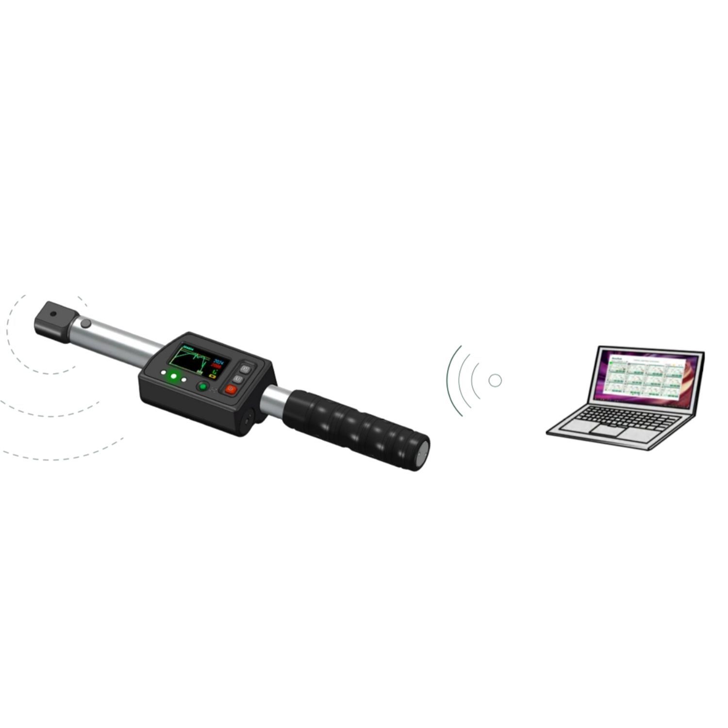 Novatork WPE_B(SN) Series WiFi Mechatronic Preset Torque Wrench System ...