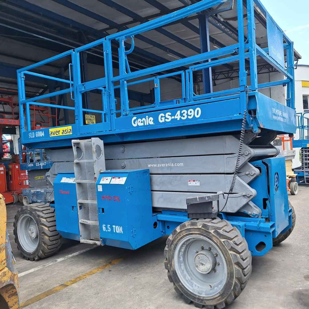 Used Genie GS-4390 RT Scissor Lift For Sale | Aver Asia (s) Pte. Ltd. | SG