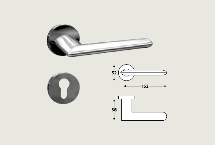 Dorma SH 822 Lever Handle | Dor Ware Resources Pte Ltd | SG