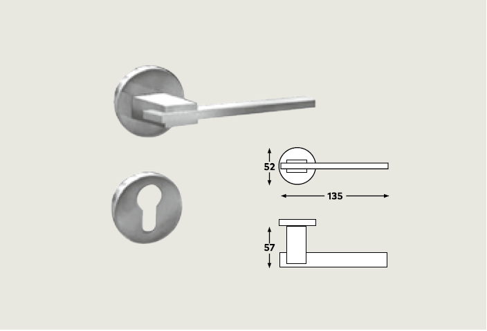 Dorma SH 855 Lever Handle | Dor Ware Resources Pte Ltd | SG