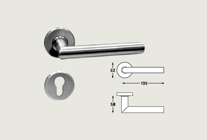 Dorma TH 123 Lever Handle | Dor Ware Resources Pte Ltd | SG