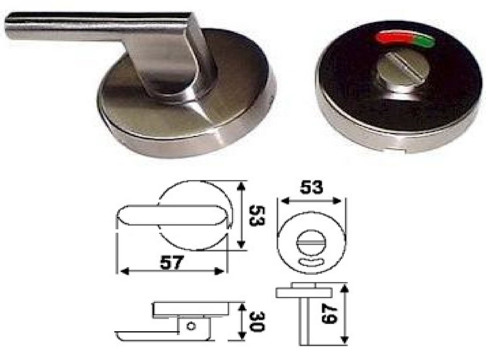 H173 Indicator Turn & Emergency Release with Long Snib Turn | Dor Ware ...