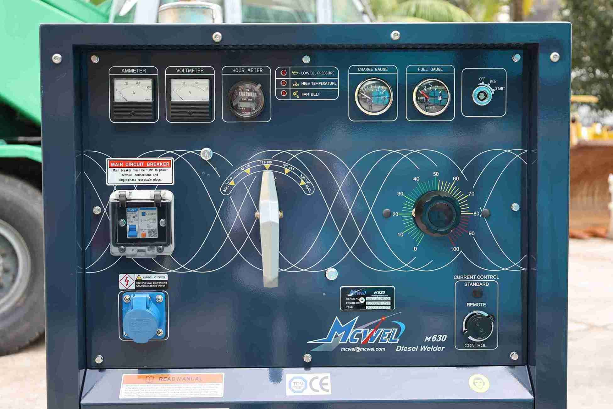 McWEL Diesel Welder Generator Model M630 | Jpn Industrial Trading Pte ...