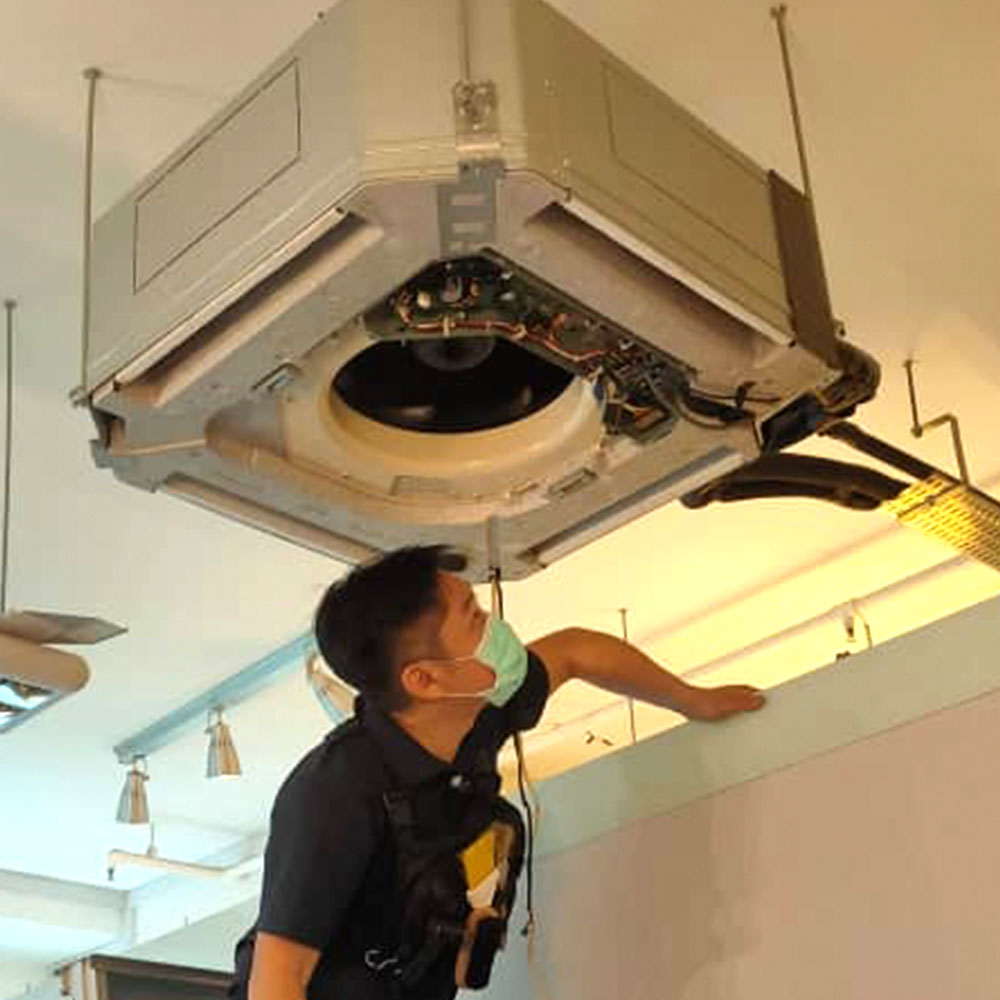 Checking Of Commercial AirCon Unit | Just Cool Engineering | SG