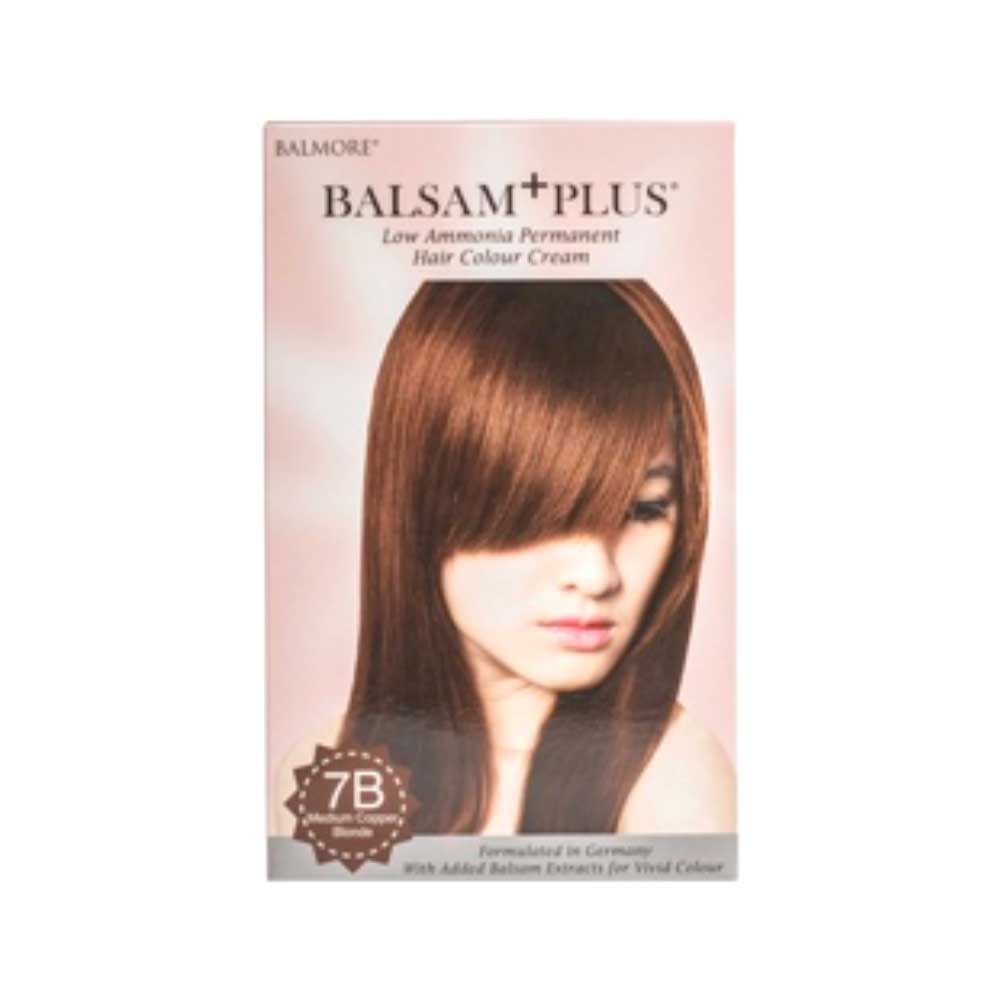 Balmore Balsam+Plus Low Ammonia Permanent Hair Colour Cream (7B Medium ...