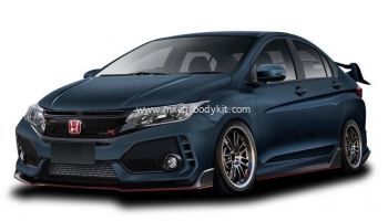 HONDA CITY 2017 TYPE R BODYKIT WITH SPOILER | Polymath Garage Pte Ltd | SG