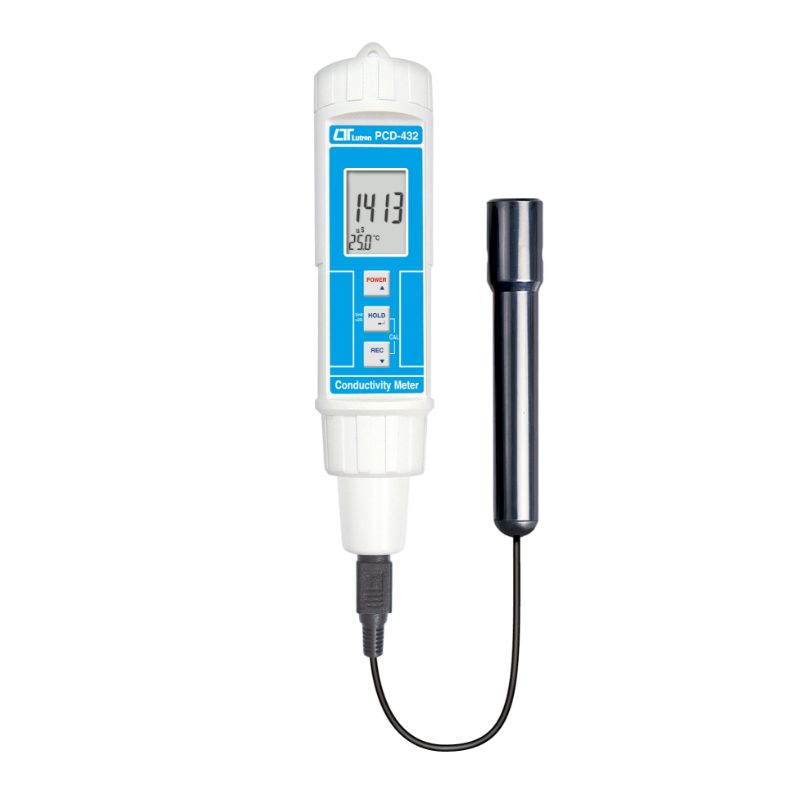 Lutron PCD-432 Conductivity Meter, Separate Probe, Pen Type | Silicon ...
